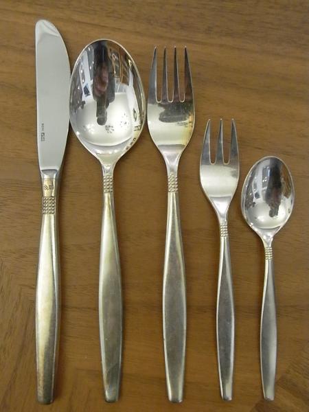 Ruempelstilzchen | Besteck BSF Dänisch Perl 6 Personen 30 teilig + 13 Vorlegeteile versilbert